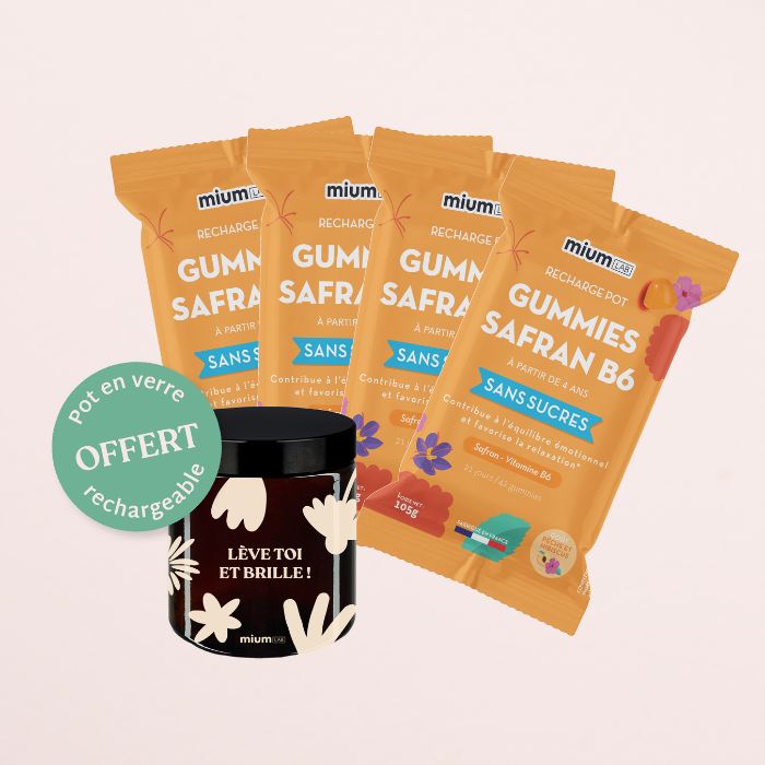 Compléments alimentaires Safran - Bonne humeur et TDAH | Mium Lab