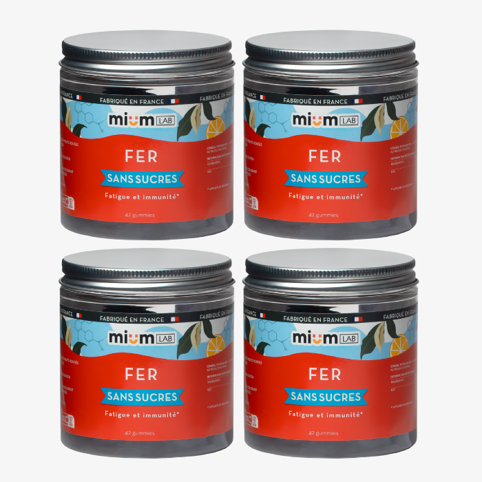 Pack Gommes Anémie Fer - Mium Lab FR