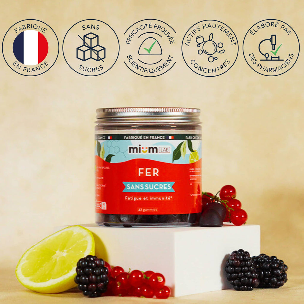 Pack Gommes Anémie Fer - Mium Lab FR