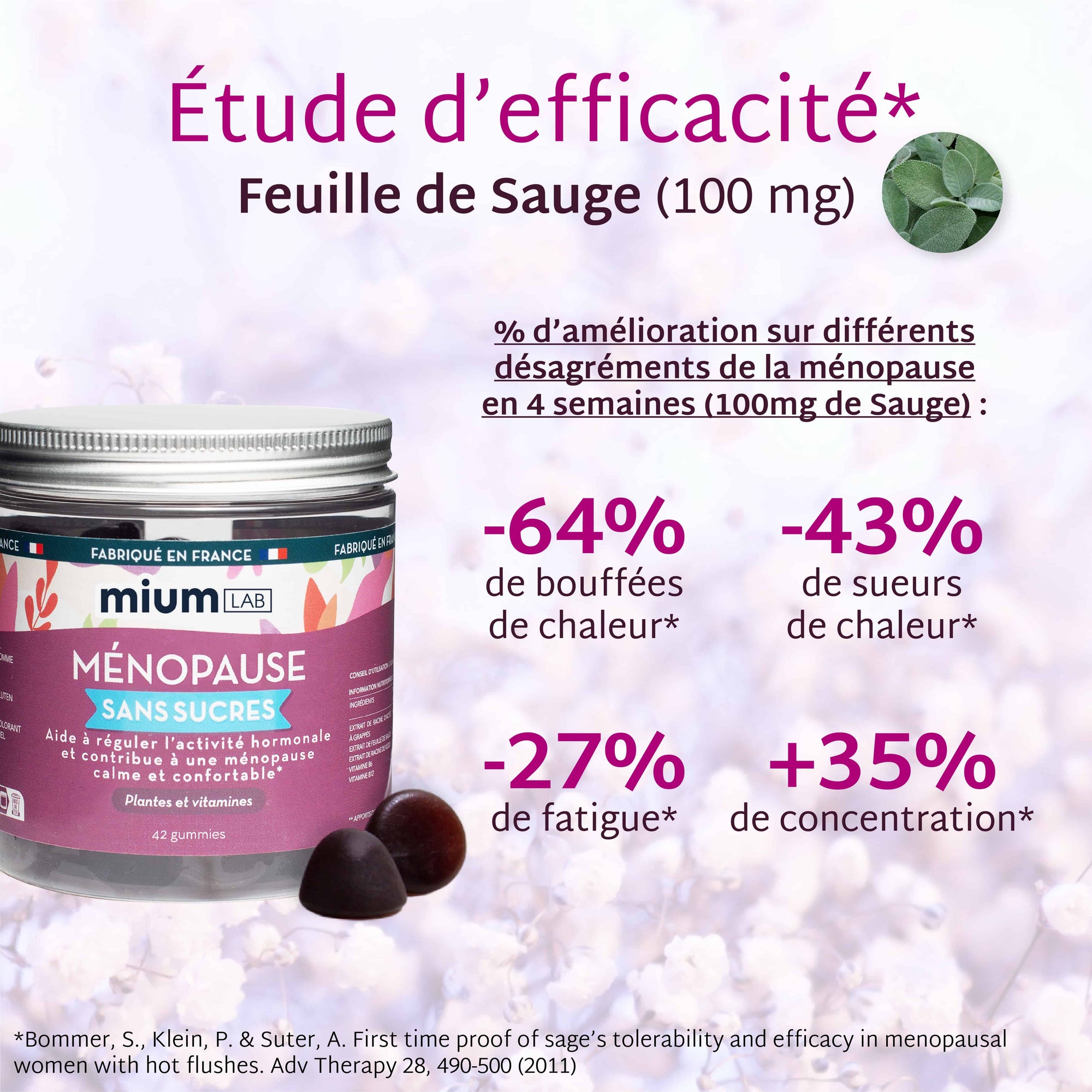 Traitement ménopause sans hormones - Mium Lab (ex Les Miraculeux)